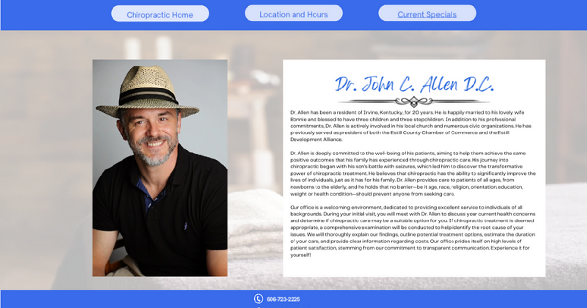 Dr. John C. Allen D.C.
